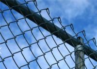 China Galvanized Wire Diameter 3mm Chain Link Fence Fabric Holes Opening 50mmx50mm for sale