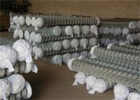 China 4ft Chain Link Mesh Fence Galvanized Pvc Coated Wire Diamond Hole Cyclone for sale