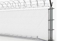 China 9 Gauge 5*5cm 6 Feet Chain Link Fence Galvanized Diamond Mesh Wire For Farm for sale