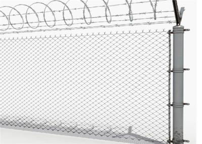 China 9 Gauge 5*5cm 6 Feet Chain Link Fence Galvanized Diamond Mesh Wire For Farm for sale