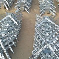 China 6 Strand Barbed Wire Extension Arms Galvanized Flange Etch Proof for sale