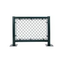 China Farm Sports Ground 3ft Pvc Coated Chain Link Mesh Fence Dark Green Rust Residence for sale