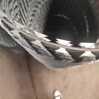 China Bto-18 Razor Wire Concertina 12ga Core Thickness 18mm Barb Length for sale
