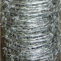 China 10kg 2.5mm Diameter Razor Wire Concertina Green / Silver Barbed for sale