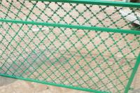 China Width 1.2m Square Hole Razor Mesh Panel Diamond Shape for sale