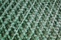 China Hot Dip Galvanized Welded Razor Wire 1m-2.5m Diamond Mesh for sale