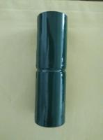 China Galvanized Rustproof Chain Link Fence Rail Sleeve Steel Green Silver for sale