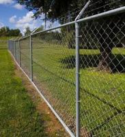 China Iron 1.5m 4 Ft Green Chain Link Fence Galvanized Pvc Coated Vinyl Coated for sale