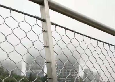China Ss316l Stainless Steel Wire Rope Mesh 7*19 Ferruled For Architectural for sale