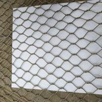 China 304/316 2.0mm Dia Stainless Steel Wire Rope Mesh Hand Woven for sale