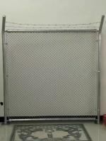 China Diamond Zoo High Way 3mm Chain Link Mesh Fence Low Carbon Steel Wire 50mm*50mm Mesh Opening for sale