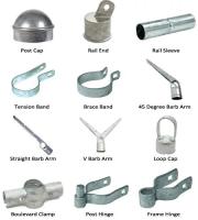 China Silver Galvanized Chain Link Fence Post Cap Round And Square for sale