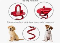 China 8 Inch Steel Ground Anchors And Security Gardening Boating Camping Landscaping for sale