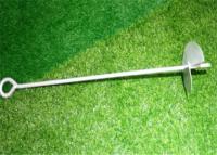 China Length 15 Inch Helix Earth Anchor / Ground Screw Anchor Heavy Duty for sale