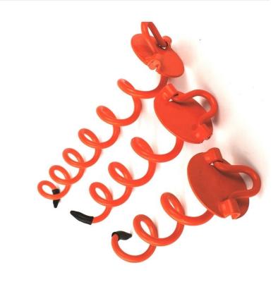 China Powder Coated Spiral Ground Stakes Heavy Duty Dog Tie Out for sale