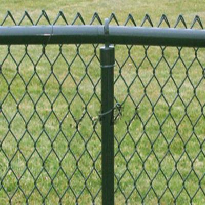 China America Highway Chain Link Fence Fabric 6 Ft 9 Gauge Wire Mesh for sale