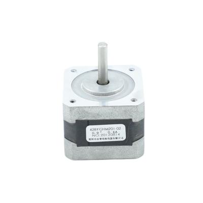 China Nema 17 42mm Low Noise Hybrid Stepper Motor 0.9 Step Angle 4 Leads 11.2V 2.4A for sale