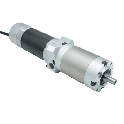 China 57BL643 Series  Nema23 Brushless Gearbox Motor 24V 125:1 38N.M 30rpm for sale