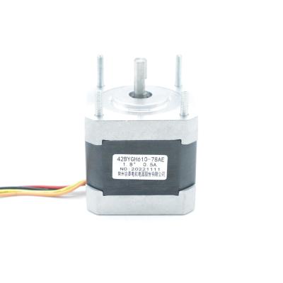 China Nema17 42mm 42BYGH610 Custom Hybrid Stepper Motor 11mH 0.5A 3V 0.2N.M for sale