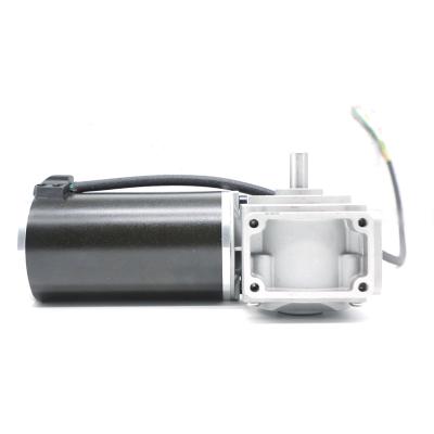 China 63BLX01 Series 15R DC Worm Gearbox Motor 220rpm 1A 3.5N.M 114W 24V for sale