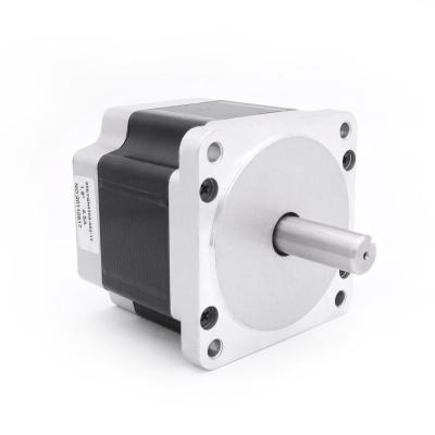 China 3 Phase Three Wire Nema 34 Hybrid Stepper Motor 3nm 269 oz 1.2 Degree  85mm for sale