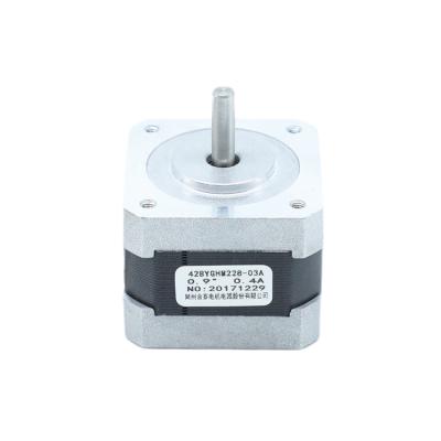 China Micro 0.9 Stepper Motor 34mm 12v 0.22nm 200 oz in 42BYGHM for sale