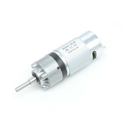 China Nema 14 Mini Low Noise Dc Brush Gear Motor 36mm 11V 900RPM for sale