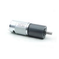 China 0.38A 24V DC Brush Gear Motor 36mm Low Noise NEMA 14 With Gearbox 1:76 65 Rpm for sale