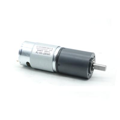 China 0.38A 24V DC Brush Gear Motor 36mm Low Noise NEMA 14 With Gearbox 1:76 65 Rpm for sale