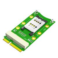 China Laptop WWAN LTE Mini PCI-E Adapter 30x60mm with SIM Card Slot for 2G/3G/4G Connectivity for sale