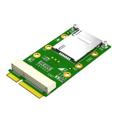 China Full Size USB Mini PCI-E Sim Card Adapter 30x60mm for 2G 3G 4G Wireless Modules Desktop Laptop for sale