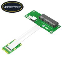 China Horizontal Mini PCI-E to PCI-E X8 Riser Card with 15cm & 25cm FPC Cables and 480Mbps USB Support for sale