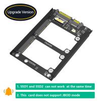 China Metal Case Dual mSATA to 2.5