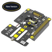 China Gen2 M.2 NVMe to PCIe Raspberry Pi 5 Adapter 3-in-1 Combo with Cooling Fan for 2230/2280 Drives for sale