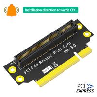 China Custom PCI-E 8X 3.0 90-Degree Reverse Riser Card - 74x32x13mm, 18g Weight for sale