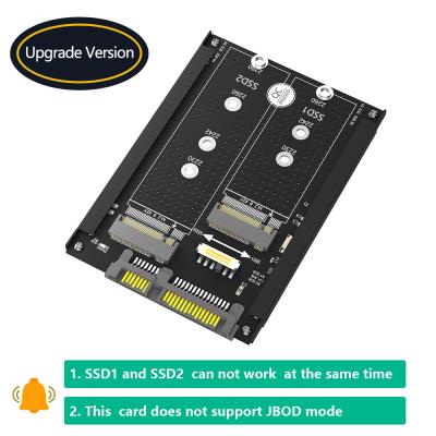 China Dual M.2 B Key SSD to 2.5