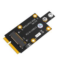 China Mini PCI-E to NGFF M.2 B-Key Adapter with Dual NANO SIM Slots for 3G/4G/5G WWAN Modules - 3042/3052mm Card Support for sale