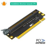 China Reverse PCI-E 16X 3.0 90 Degree Male to Female Riser Card for 2U Server Chassis - 107mm Length, 15.754GB/s Bandwidth for sale