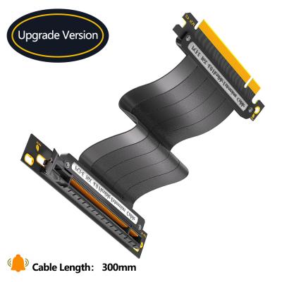 China PCI-E 4.0 GPU Riser Cable 30cm 16x Shielded with 64Gbps Speed for RTX 4090/3090 Graphics Cards for sale
