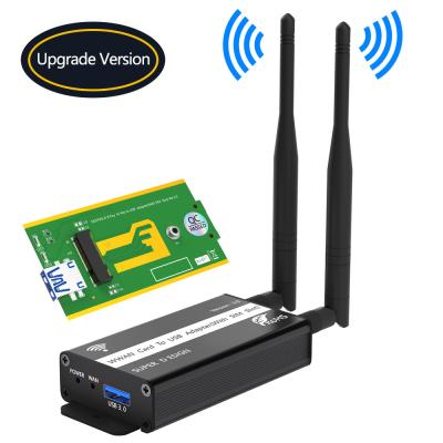 China NGFF M.2 to USB Adapter with SIM Card Slot for 30×42mm WWAN/LTE/4G Modules for sale