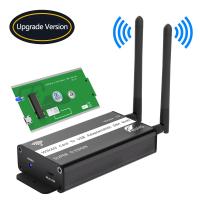 China NGFF M.2 B-Key to USB Adapter with SIM Card Slot for WWAN/LTE/4G Modules - 30×42mm Card Support, 89×45×18mm Case for sale