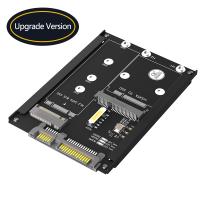 China 2-in-1 M.2 NGFF Key B & mSATA to SATA3 Adapter - Supports 2230/2242/2260/2280 SSDs with 6Gbps Speed for sale