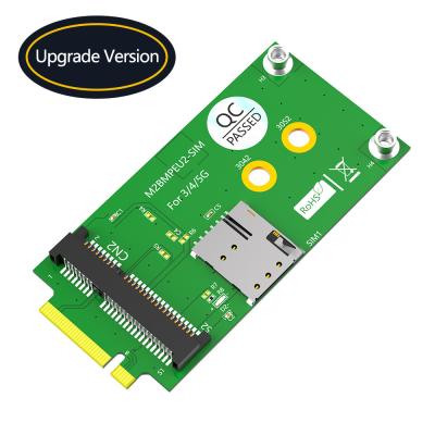 China M.2 Key B to Mini PCI-E Adapter with SIM Card Slot for 3G/4G/5G Modules - Supports 3042/3052 Card Dimensions for sale