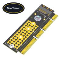 China M.2 NVMe SSD to PCI-E 3.0 X16/X8/X4 Adapter Card - 90x32mm Expansion for Desktop Computers for sale