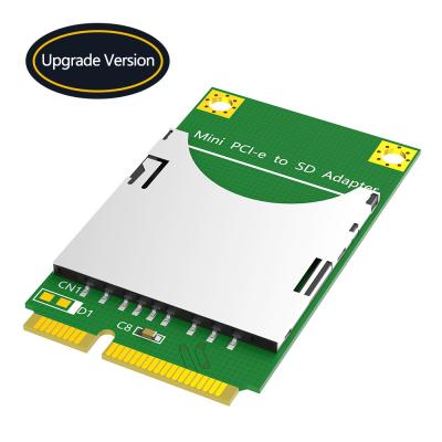 China Mini PCI-e to SD Card Adapter with USB 2.0 480Mbps Speed and 2TB SDXC Support for Laptop Storage Expansion for sale