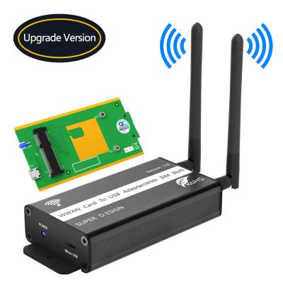 China Mini PCI-E to Micro USB Adapter with SIM Card Slot for 3G/4G WWAN LTE Modules - 89×45×18mm Compact Design for sale