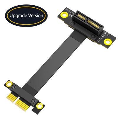 China 36-Pin PCI-E 1X 270-Degree Extension Cable with 8Gbps Gen3 Speed and 200mm Length for sale