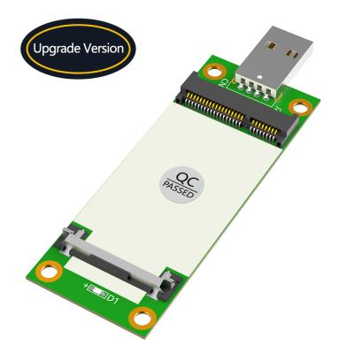 China Mini PCI-E to USB Adapter with SIM Card Slot for 3G/4G Network Modules - Plug & Play Interface Converter for sale