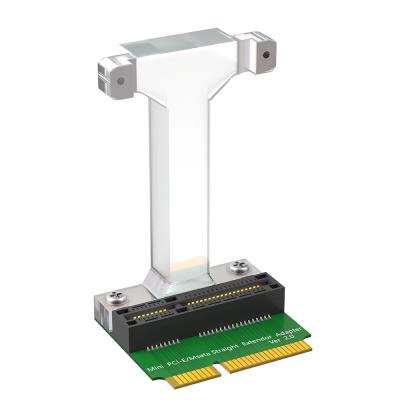 China Mini PCI-E/mSATA Vertical Adapter for 3G/4G LTE Modules and SSDs - 30×50.95mm to 30×26.80mm Conversion for sale
