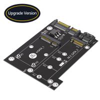 China MSATA to Dual SATA3 Converter Adapter Card 2-in-1 for M.2 NGFF SSDs 2230/2280 with 6Gbps Speed for sale